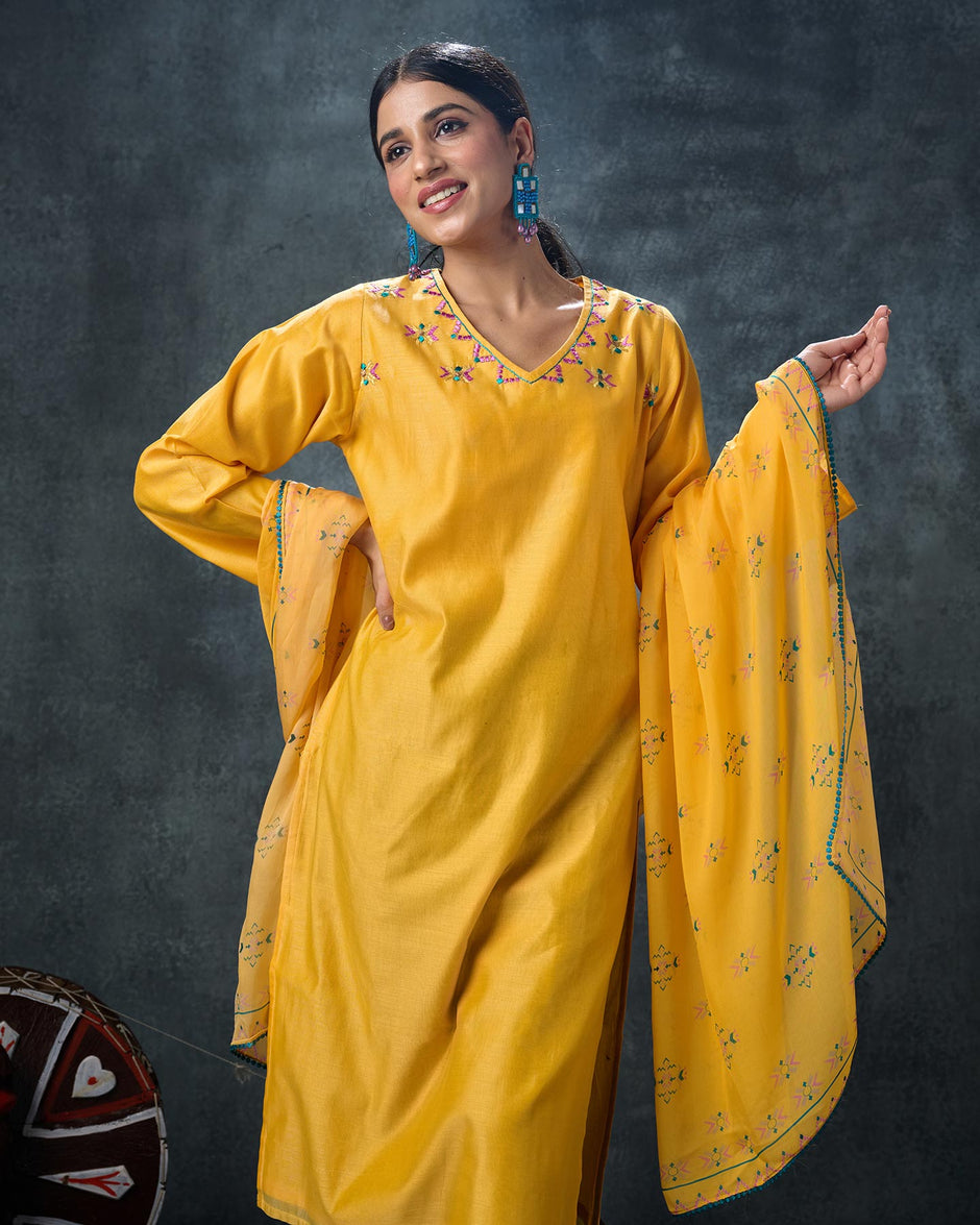 Suits with Dupatta – Phulkari Forever